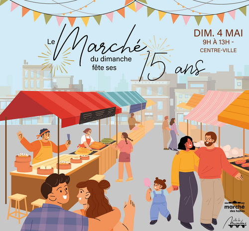 15 ans du marché du dimanche